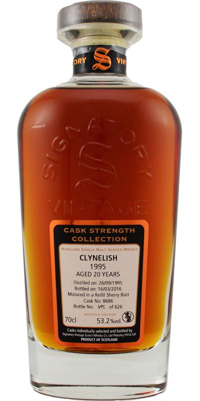 Clynelish 20 Years Old 1995 Cask Strength Collection – The Whiskyphiles